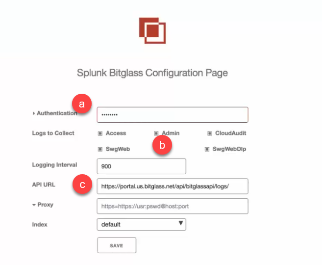 Integrating Splunk Application With Forcepoint Data Security Cloud Sse Using Bitglass Application